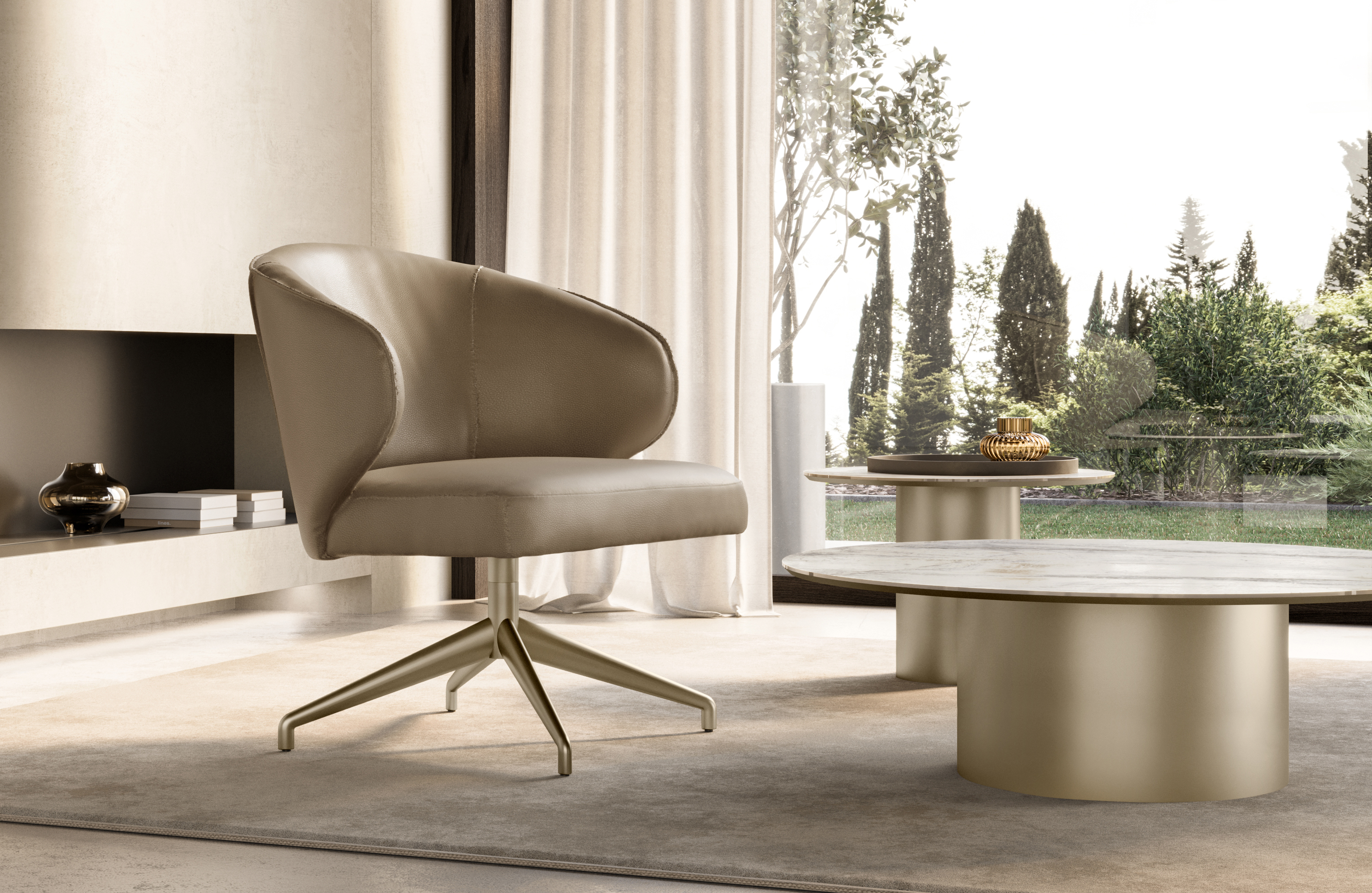 Manta Lounge armchair | Eforma