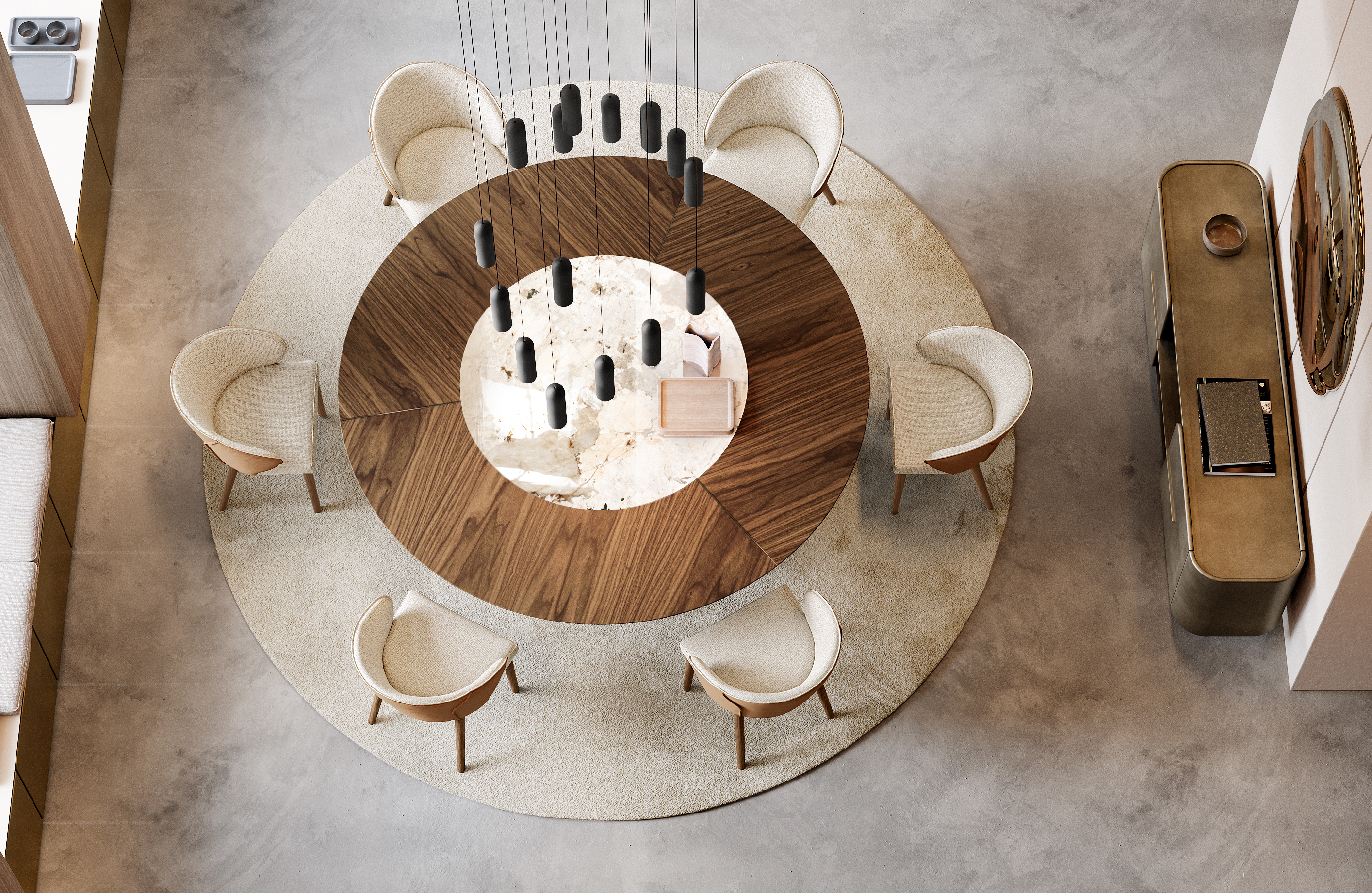 Dorian Design Table top Wood, Ceramic | Eforma