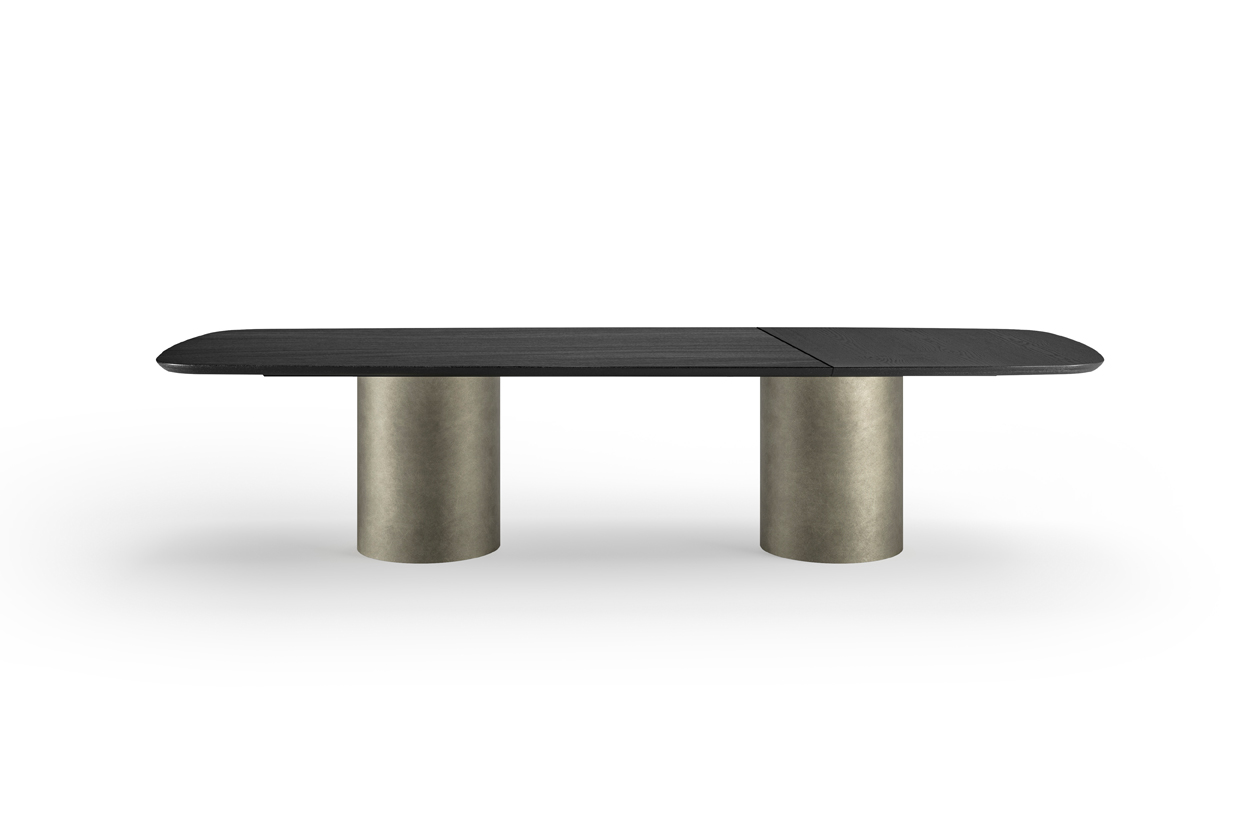 Cilindro Table Wood Top XL | Eforma