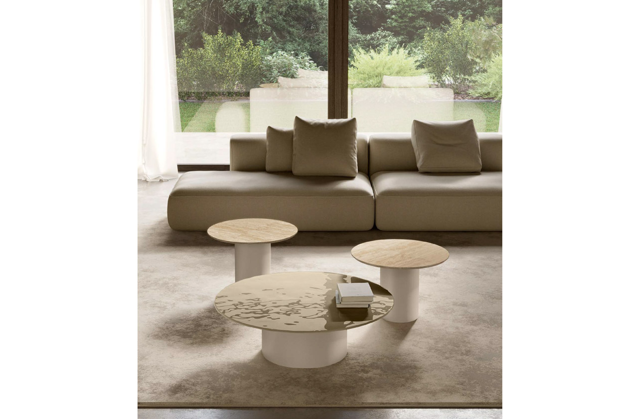 Cilindro Coffee Table Low top Ceramic | Eforma